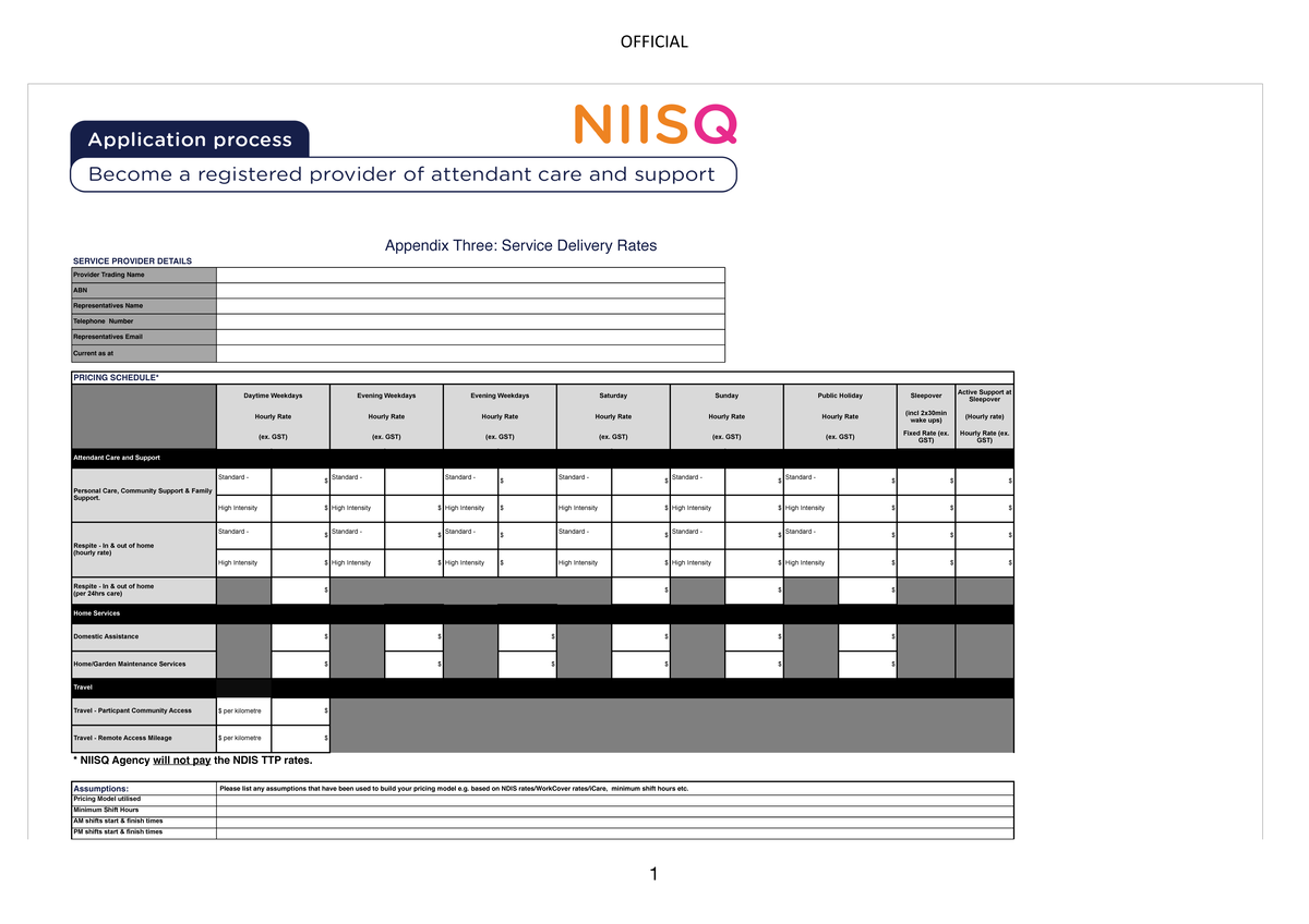 Appendix 3 Pricing Schedule FY2023-26 GM Approval - Appendix Three ...