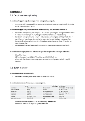Scheikunde de basis - goede samenvatting - Waarneming en conclusie ...
