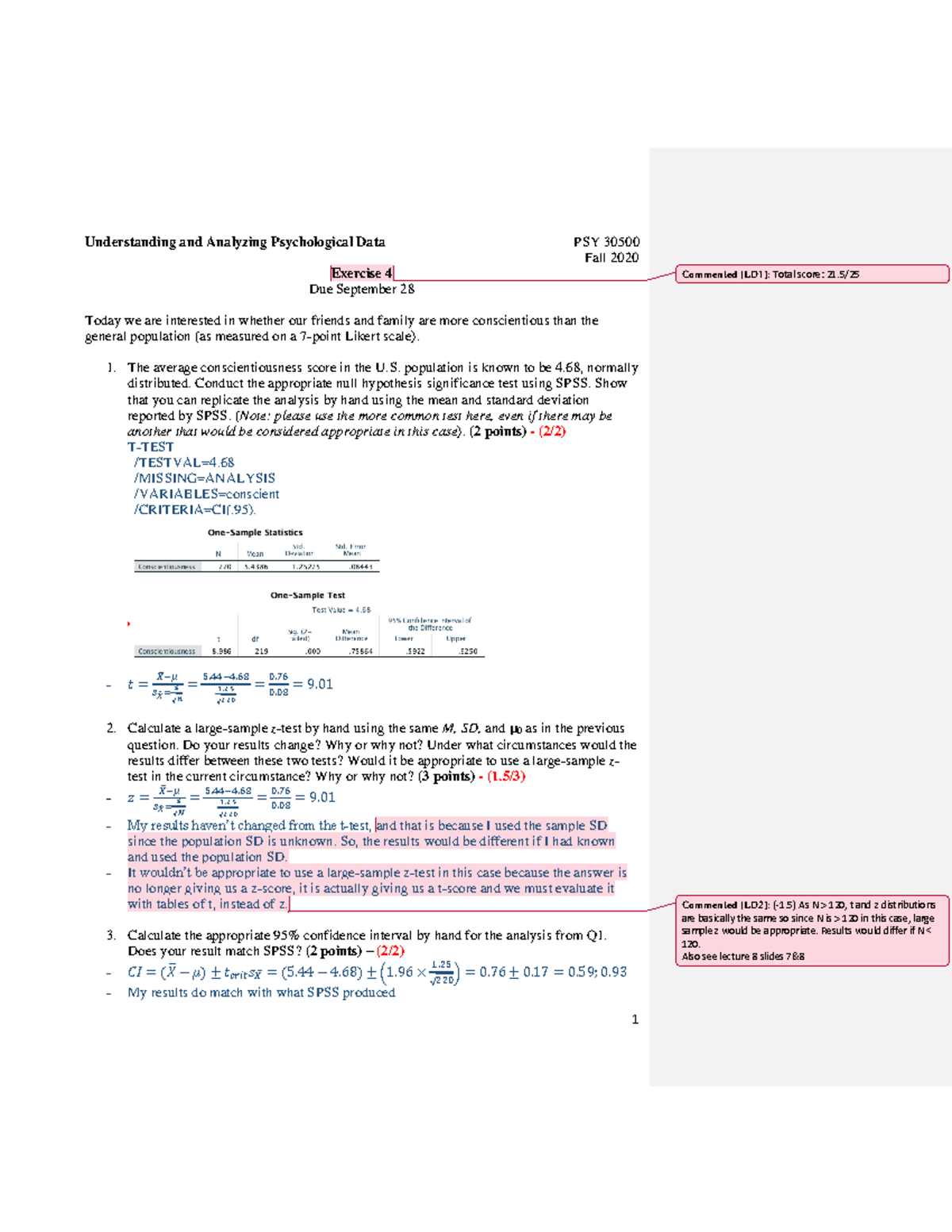 Exercise 4 - t-Tests, Power-2 - 1 Understanding and Analyzing ...
