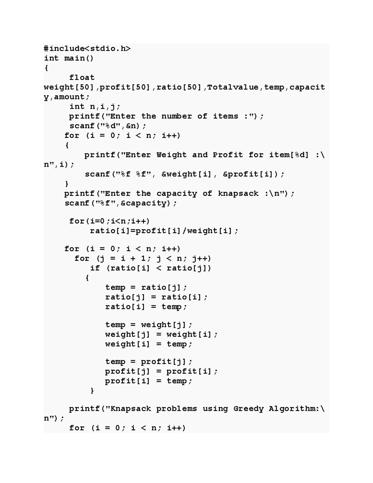 ADA 7 PGM - #include int main() { float - Studocu