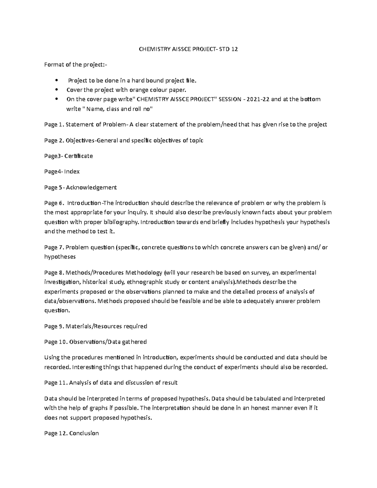 Chemistry Aissce project-WPS Office - CHEMISTRY AISSCE PROJECT- STD 12 ...