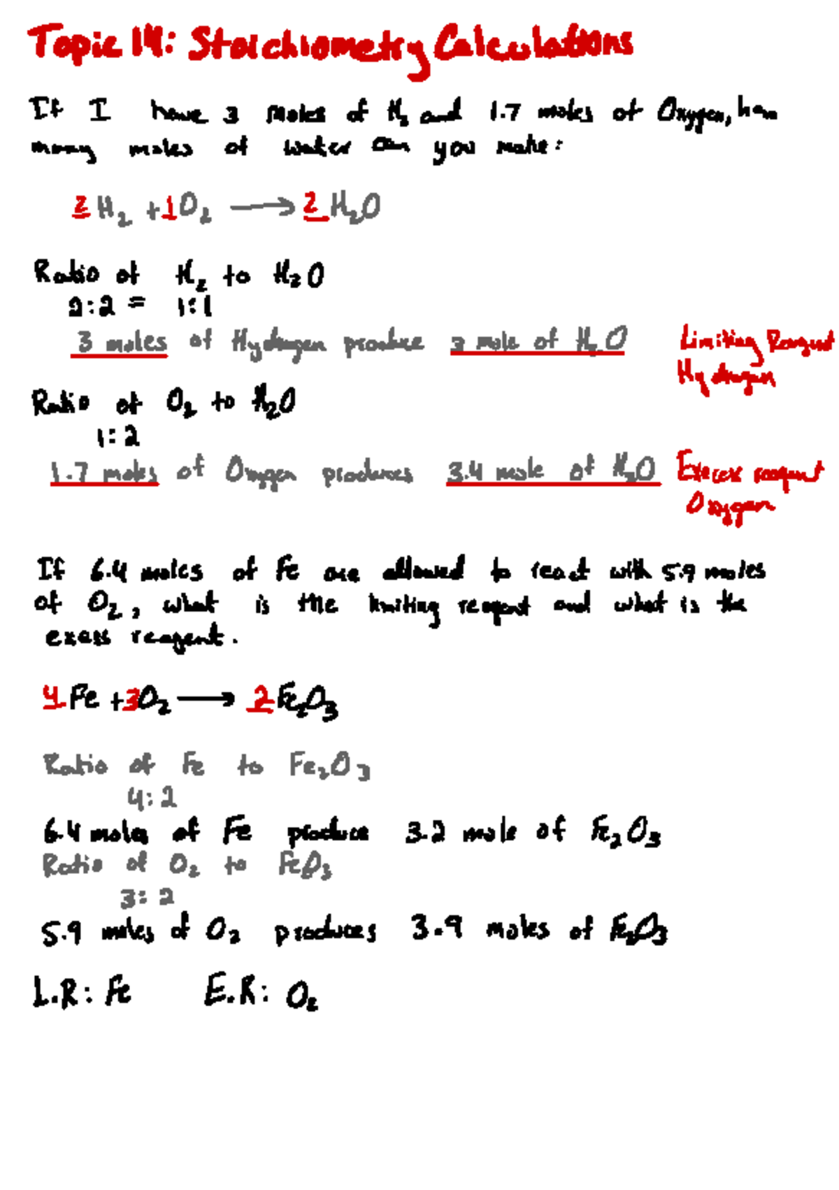 Chemistry 102 Lecture topic 14 notes - ####### To p i c 14 ...