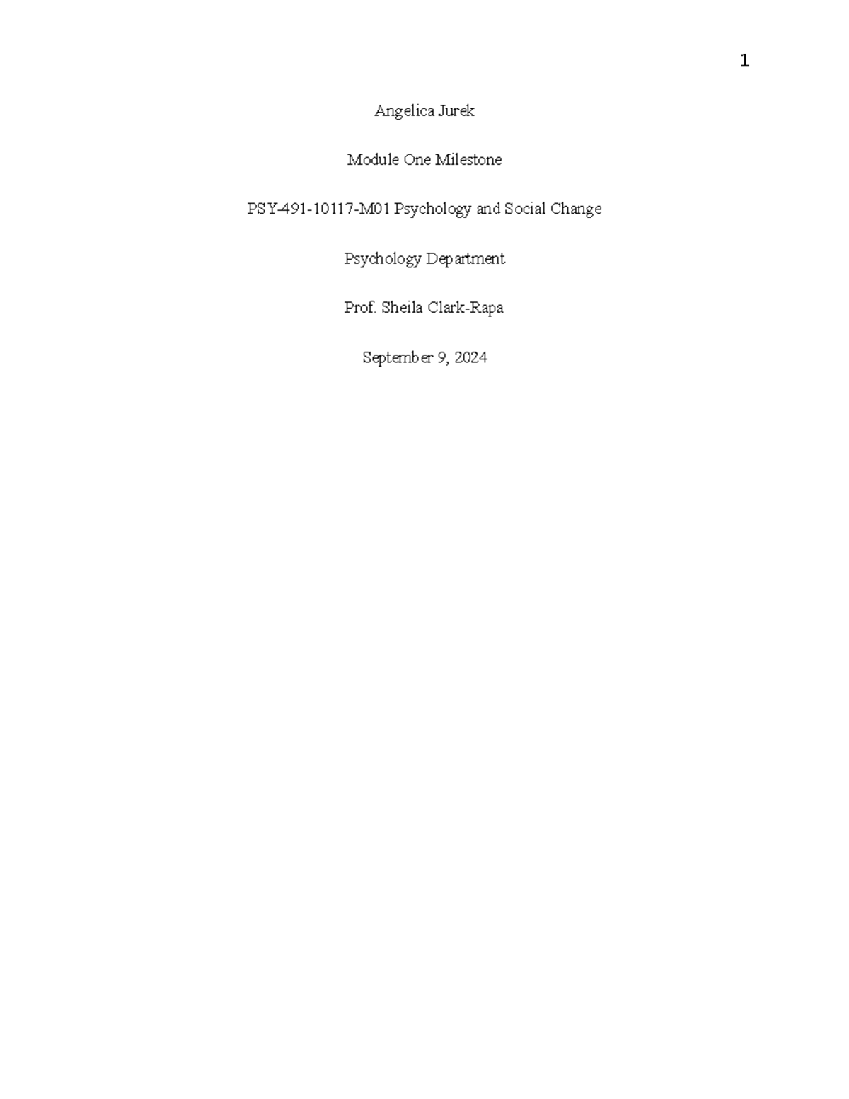 Module 1 Milestone - A- DO NOT COPY - Angelica Jurek Module One ...