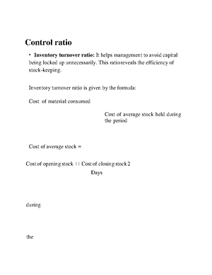 Inventory Control ( Material Control) - INVENTORY CONTROL (MATERIAL ...