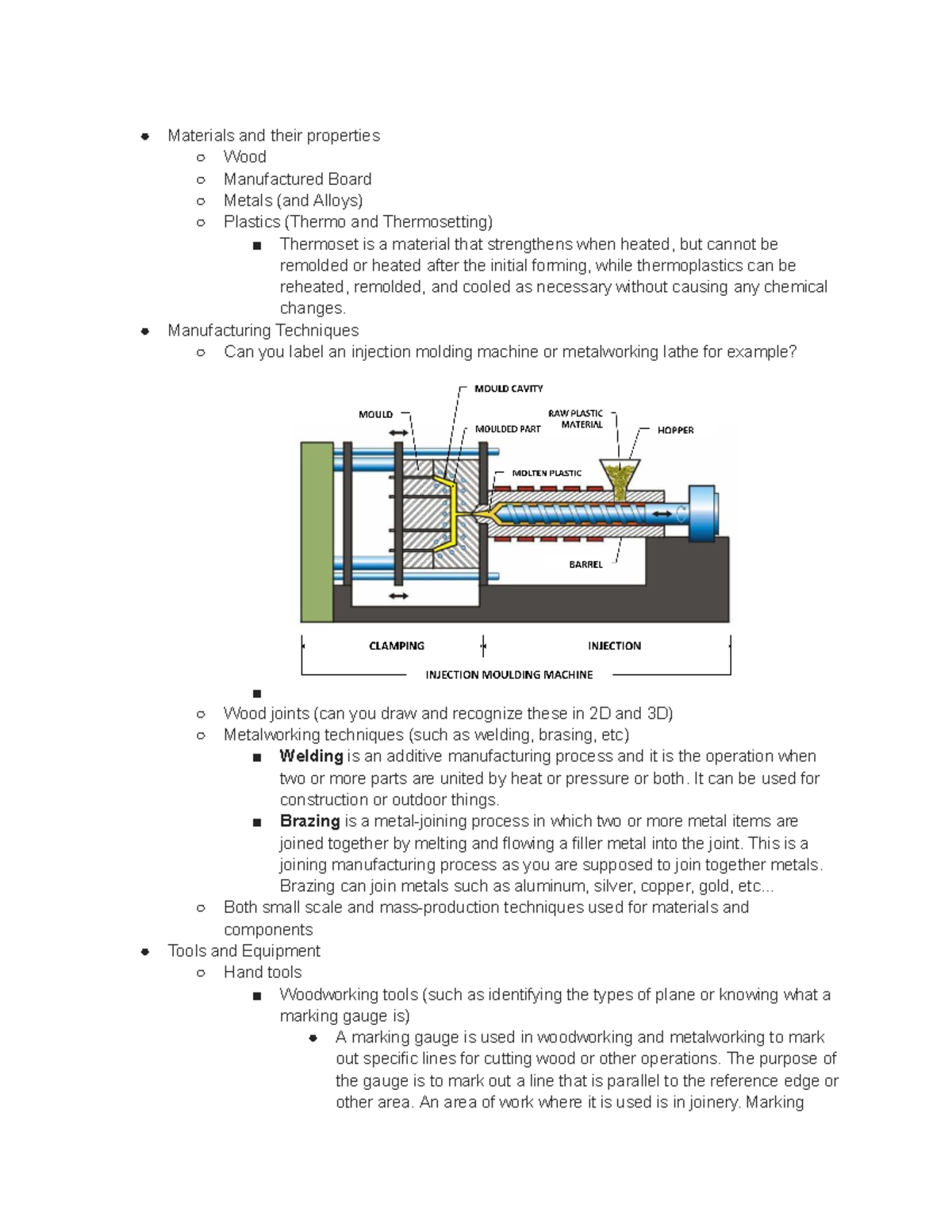 DT Resistant Materials Notes - Materials and their properties Wood ...