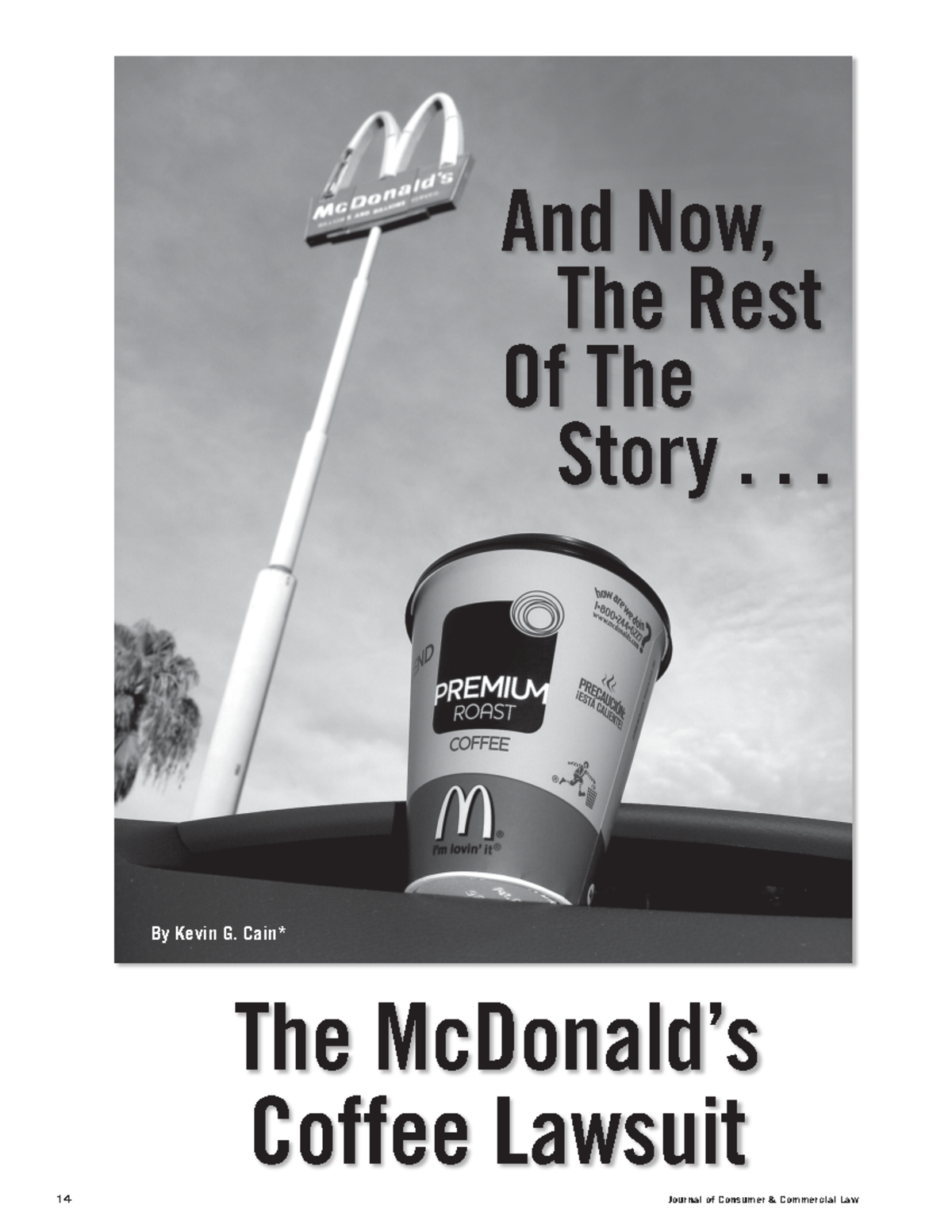 Mc Donald%27s+Hot+Coffee+Case - 14 Journal of Consumer & Commercial ...