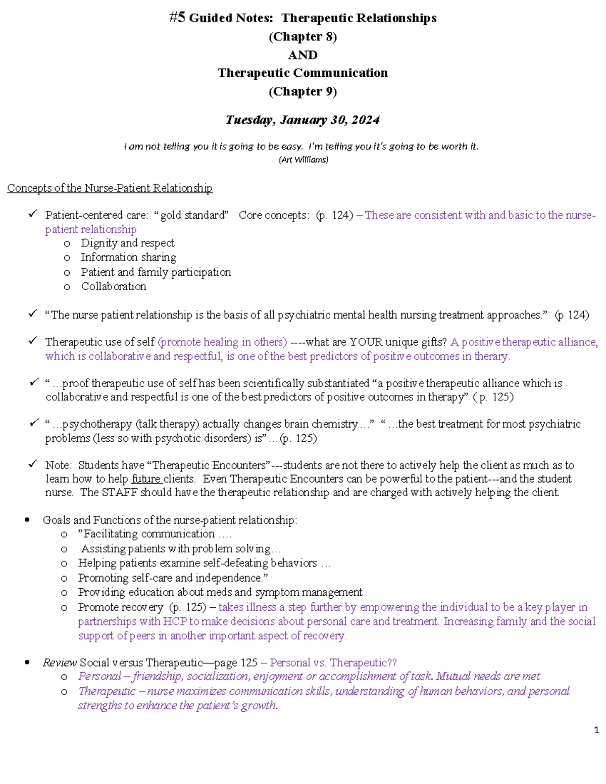 Guided Notes 5 - Lecture note on mental health - #5 Guided Notes ...