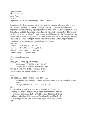 Gen Chem II Final EXAM (Topics 19-35) - CHEM 104: General Chemistry II ...