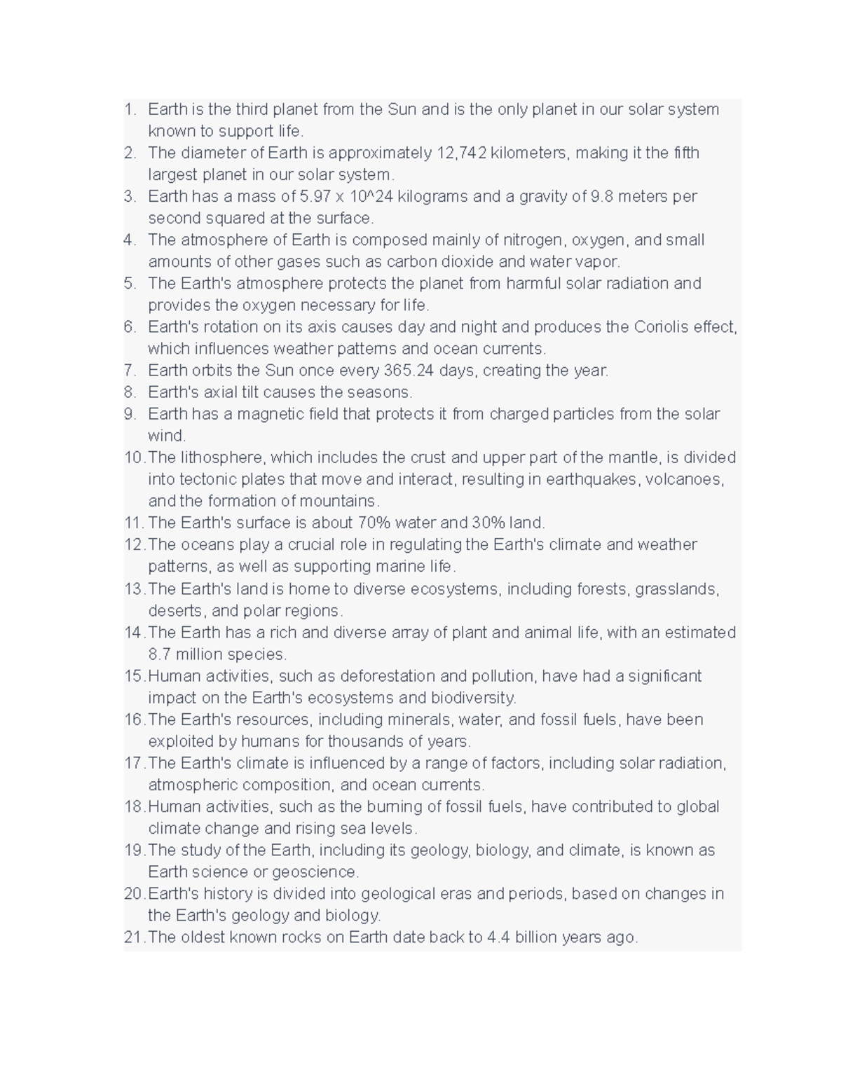 All about Earth - Earth is the third planet from the Sun and is the ...