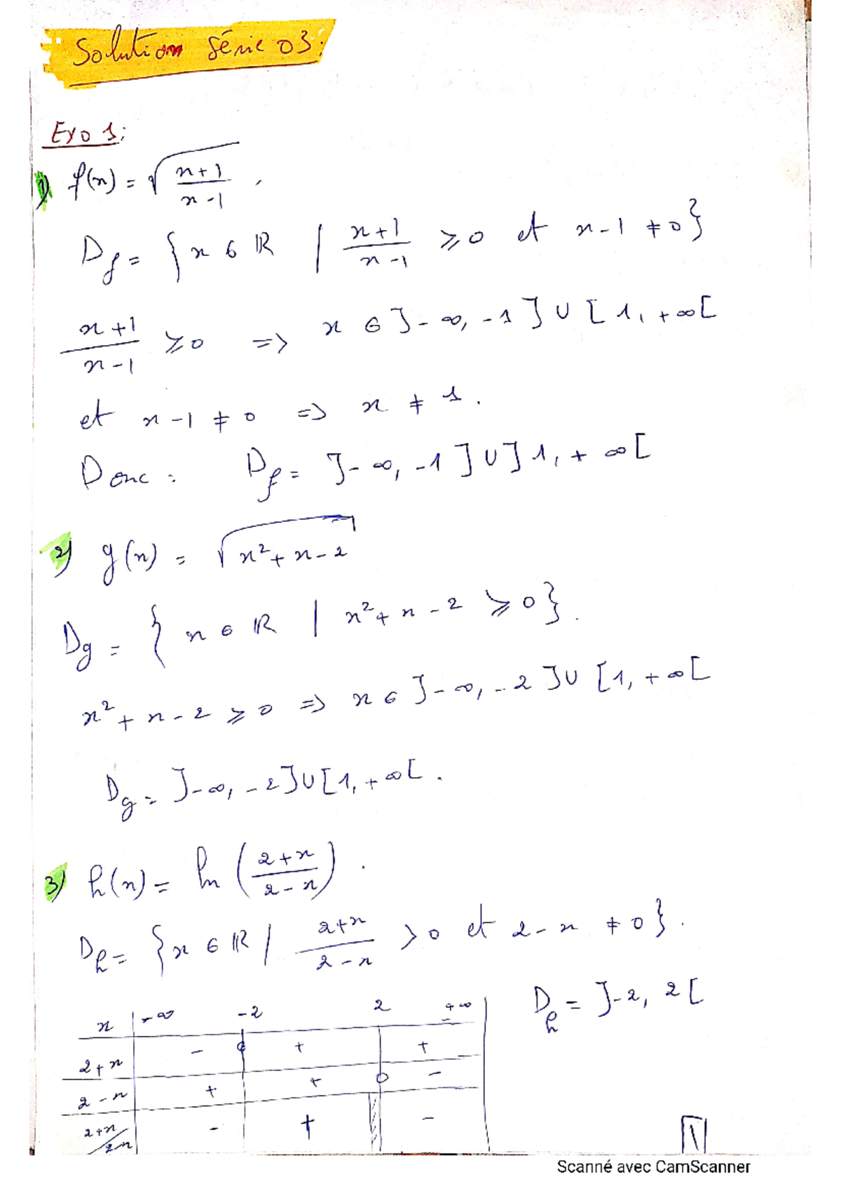 Solutin de TD 3 - Informatique - Studocu
