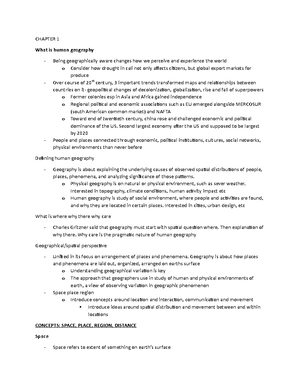 Geography Final Exam - GEOGRAPHY FINAL EXAM: 10 MAIN TERMS TO KNOW FOR ...