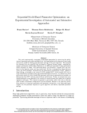 Auto-WEKA Combined Selection and Hyperparameter Optimization of Classification Algorithms - Hoos ...