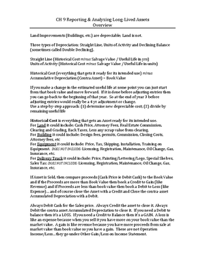 CH11 Prof Hart Overview - CH 11 Reporting & Analyzing Stockholders ...