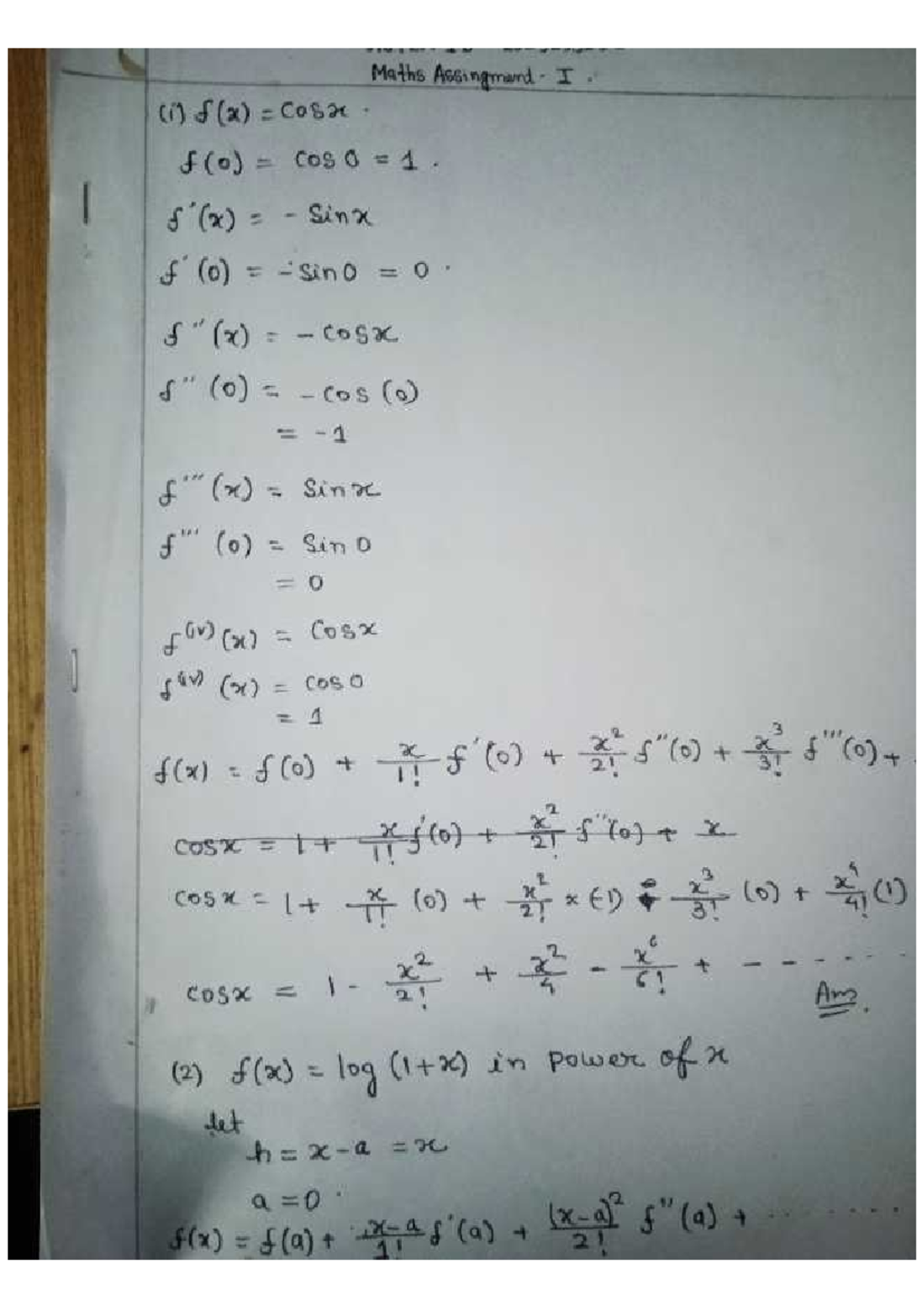 Maths Assignment Unit 1 - Calculus And Abstract Algebra - Studocu