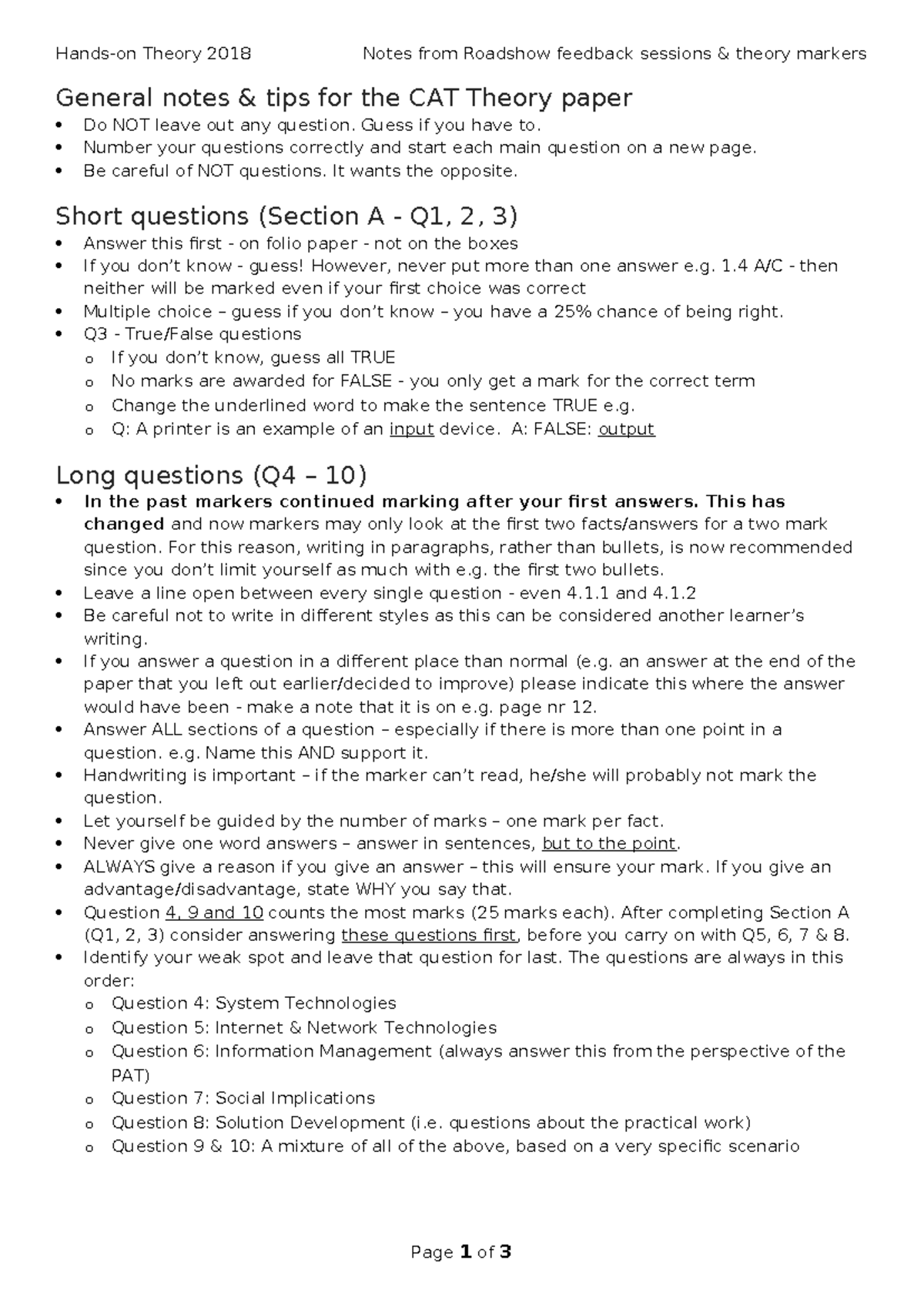 Theory Workshop Learner Notes - Hands-on Theory 2018 Notes from ...