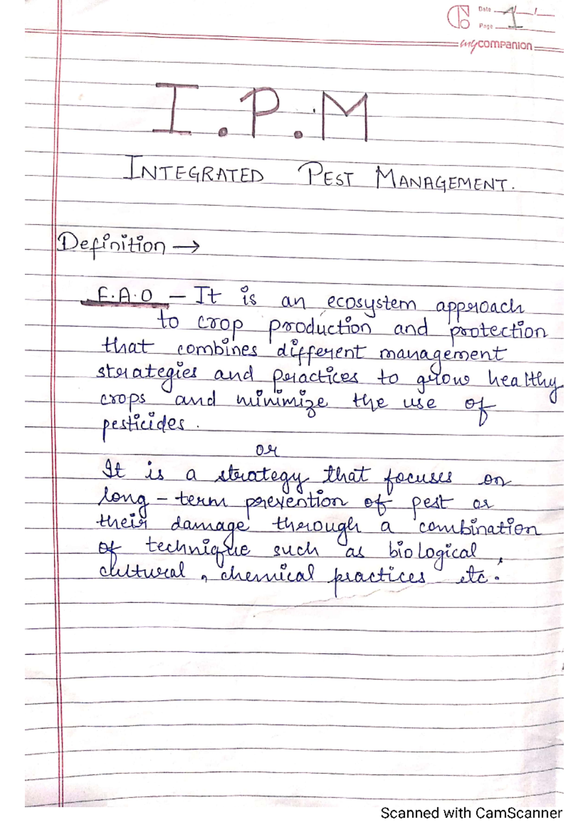 Ipm - 1 - Can use it - Zoology practical - Studocu