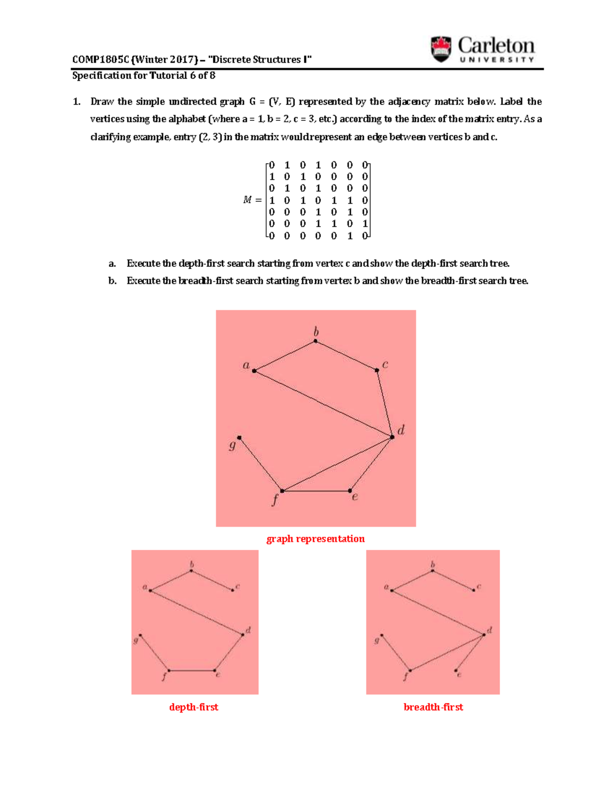 COMP1805 TUT06 (Model Solutions) - COMP1805C (Winter 2017) "Discrete Structures I" - Studocu