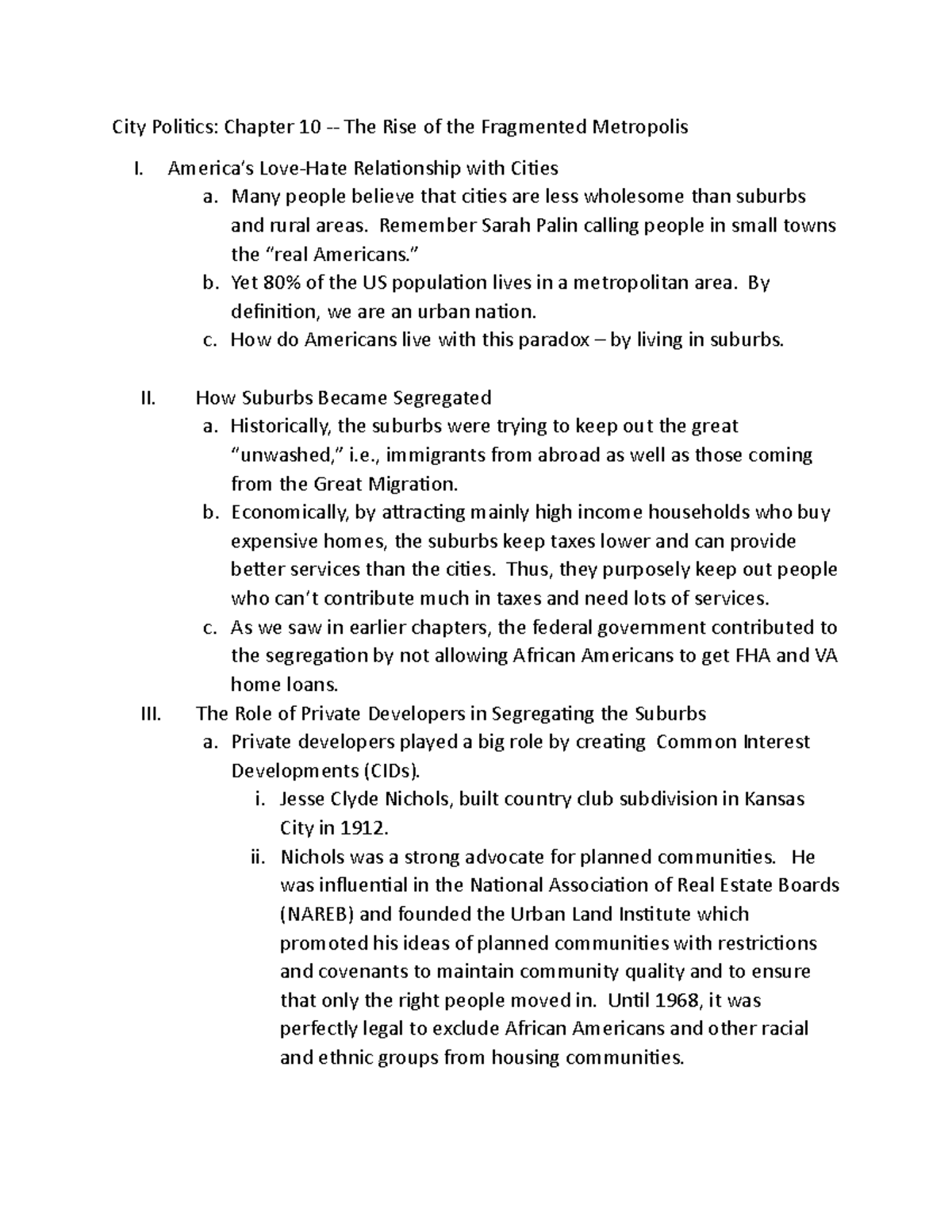 City Politics.chapter 10 - City Politics: Chapter 10 - The Rise of the ...