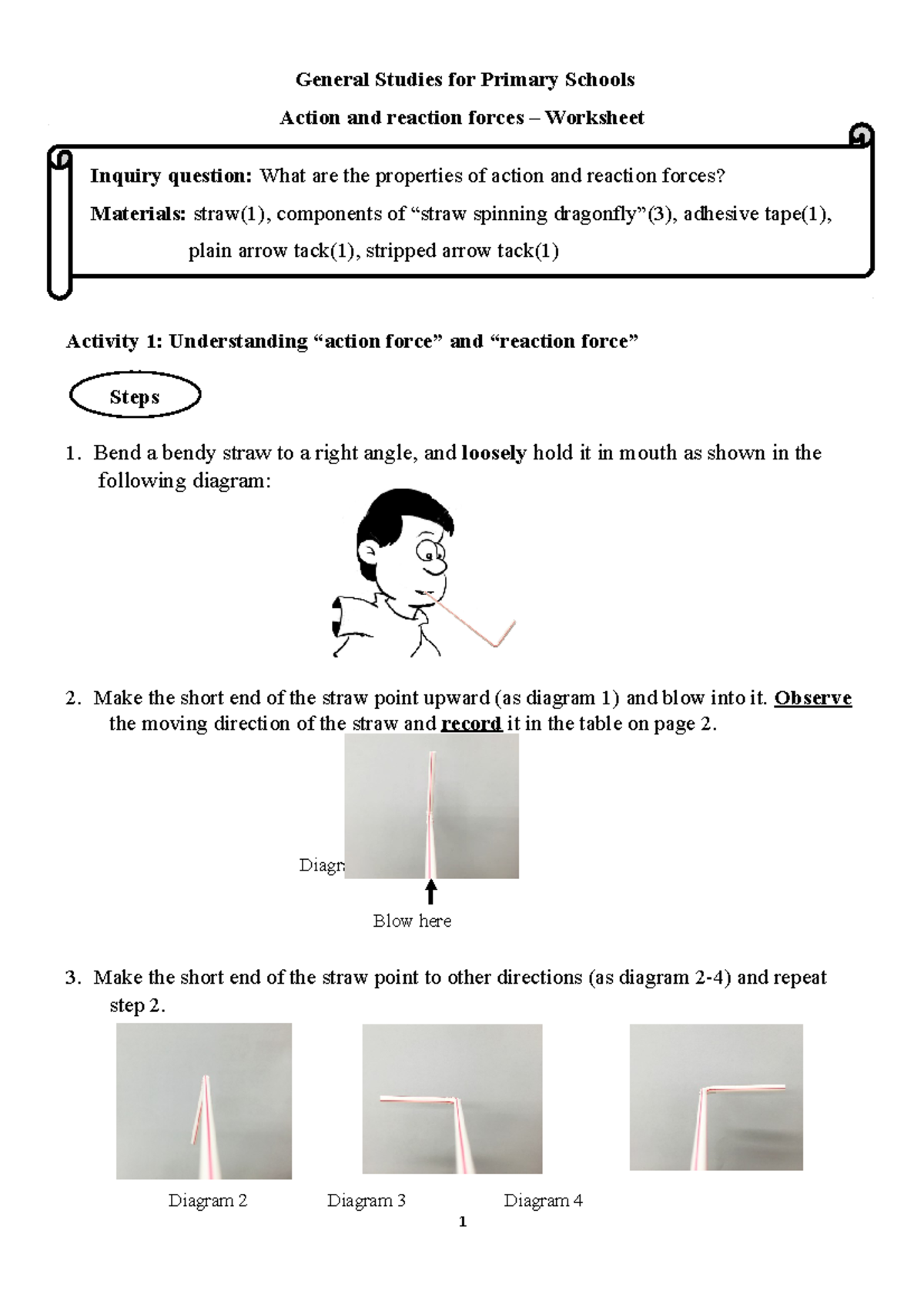 2 Worksheet Action and reaction forces - Auditing - CityU - Studocu