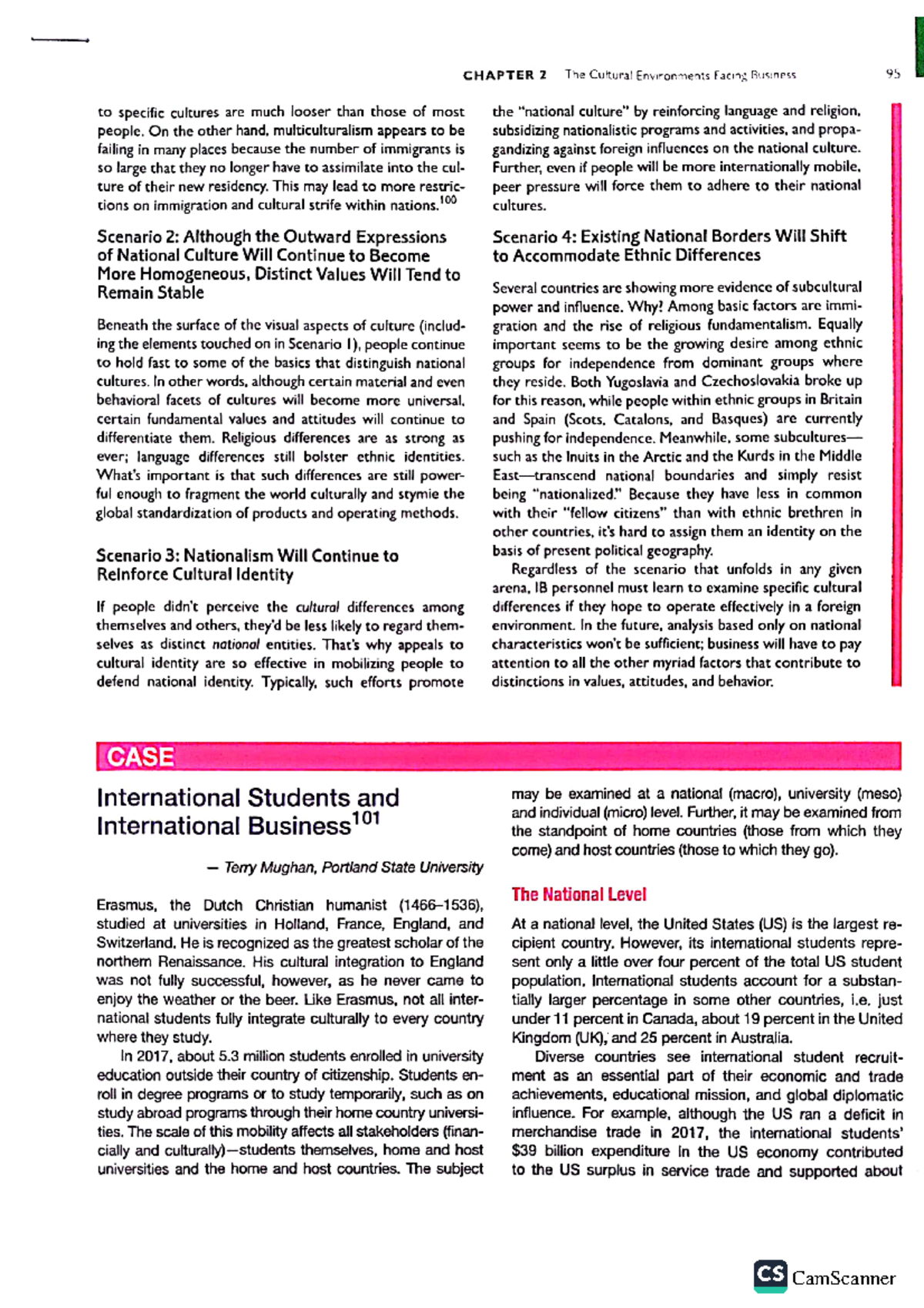 CASE- Study - About International Students - Strategic Management - Studocu