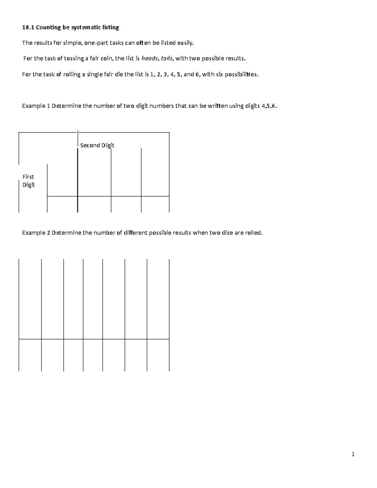 10.1 mgf 1106 fa 16 - Lecture notes 10 - 10 Counting be systematic ...