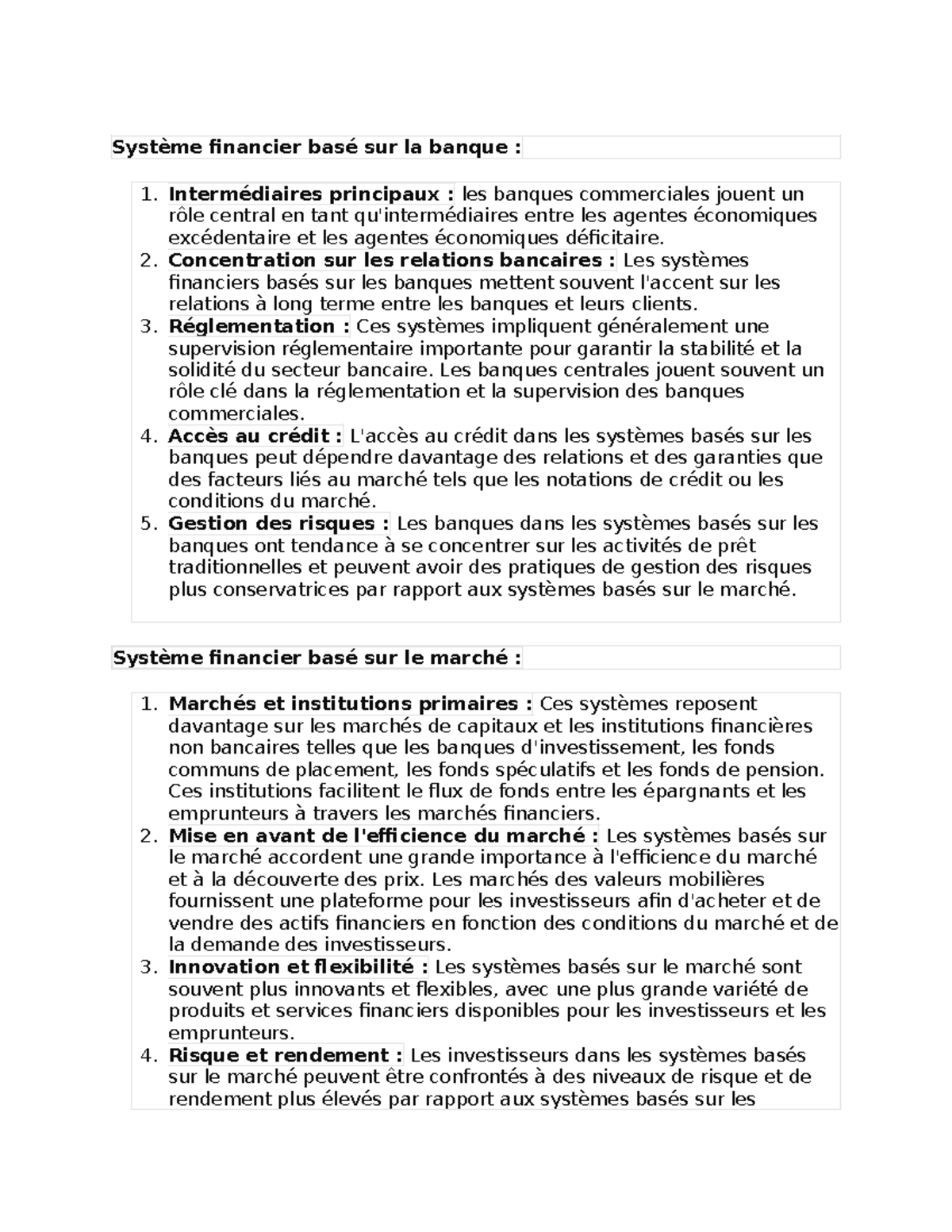 Système financier basé sur la banque - Système financier basé sur la ...