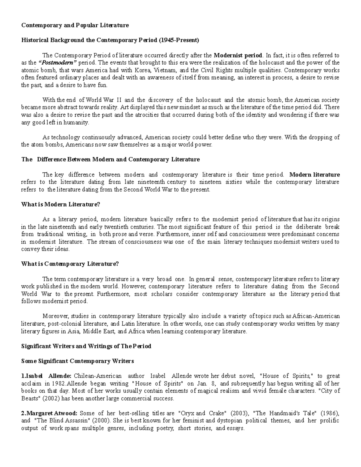 CPL-WEEK-1 - It's all about technical writing - Contemporary and ...