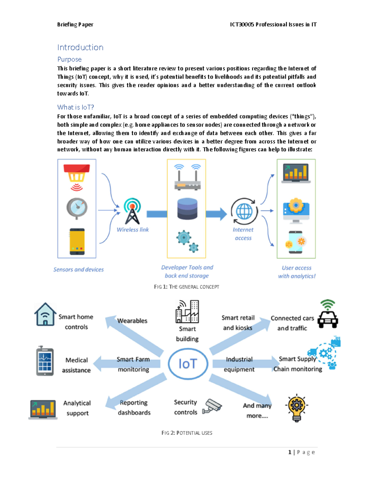 Sample good briefing paper - Introduction Purpose This briefing paper ...
