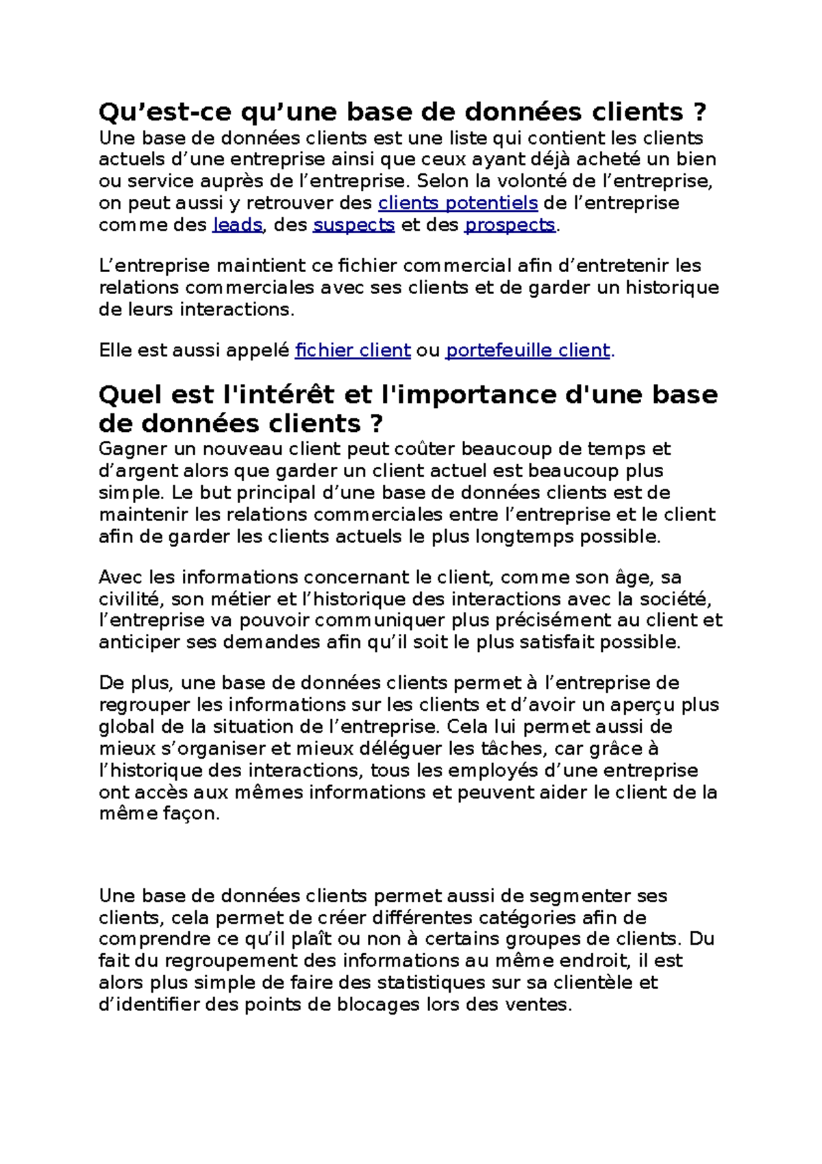 Qu'est-ce qu'une base de données - Qu’est-ce qu’une base de données ...