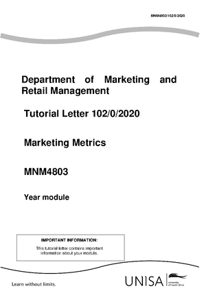MNG4801 Tutorial Letter - MNG4801/101/0/ Tutorial Letter 101/0 ...
