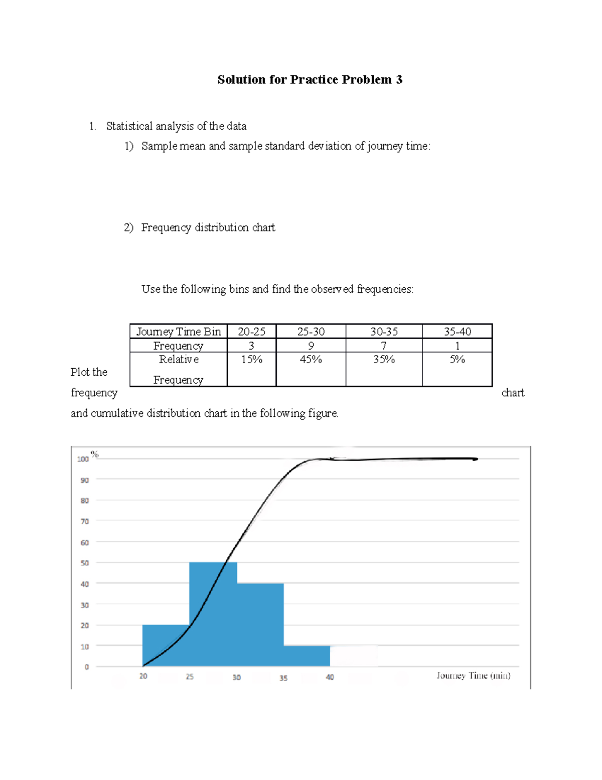 Solutions for PD 3 week 3 - Solution for Practice Problem 3 Statistical ...