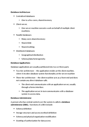 Types of transparencies - types of transparencies Data organization ...