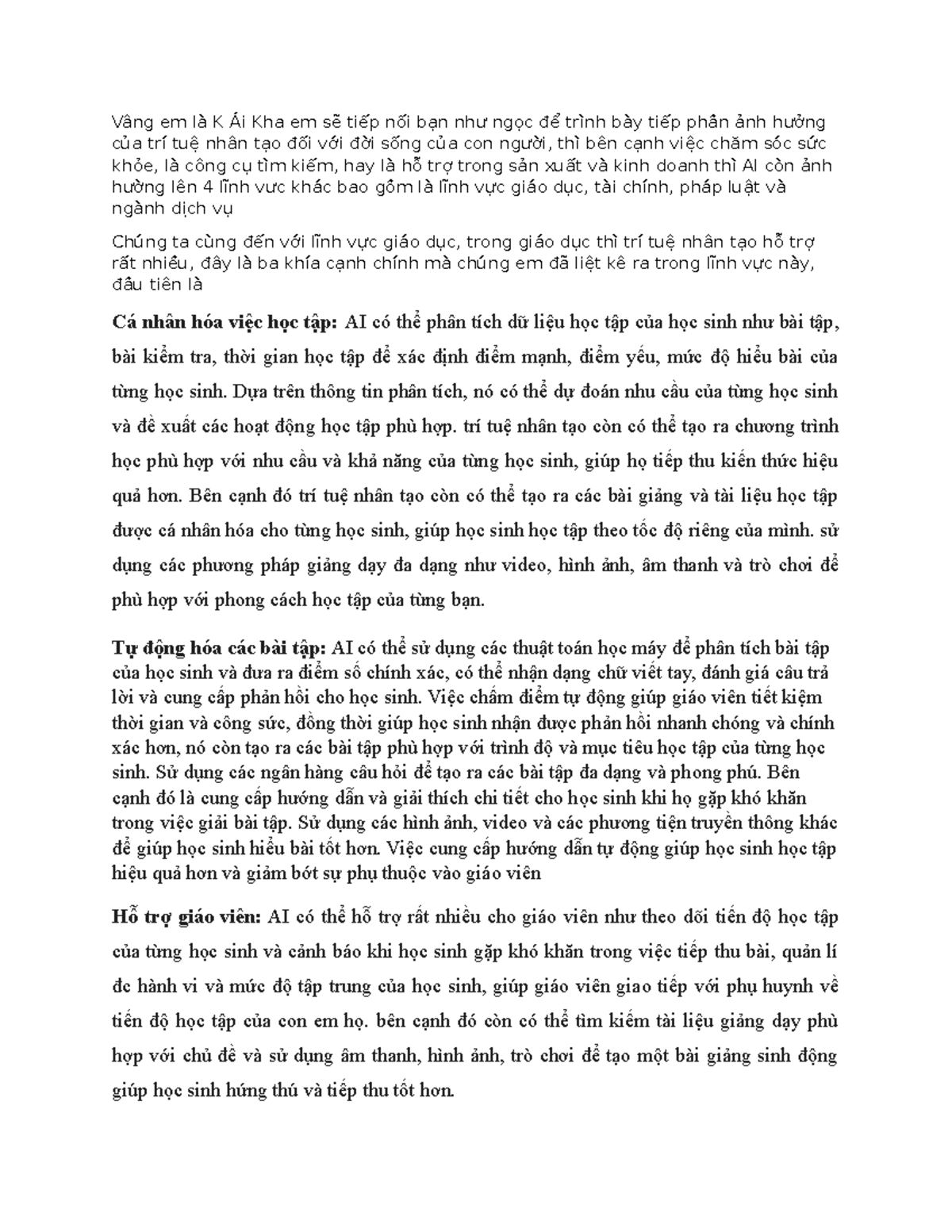 Hdhsh - hay - Vâng em là K Ái Kha em sẽ tiếp nối bạn như ngọc để trình ...