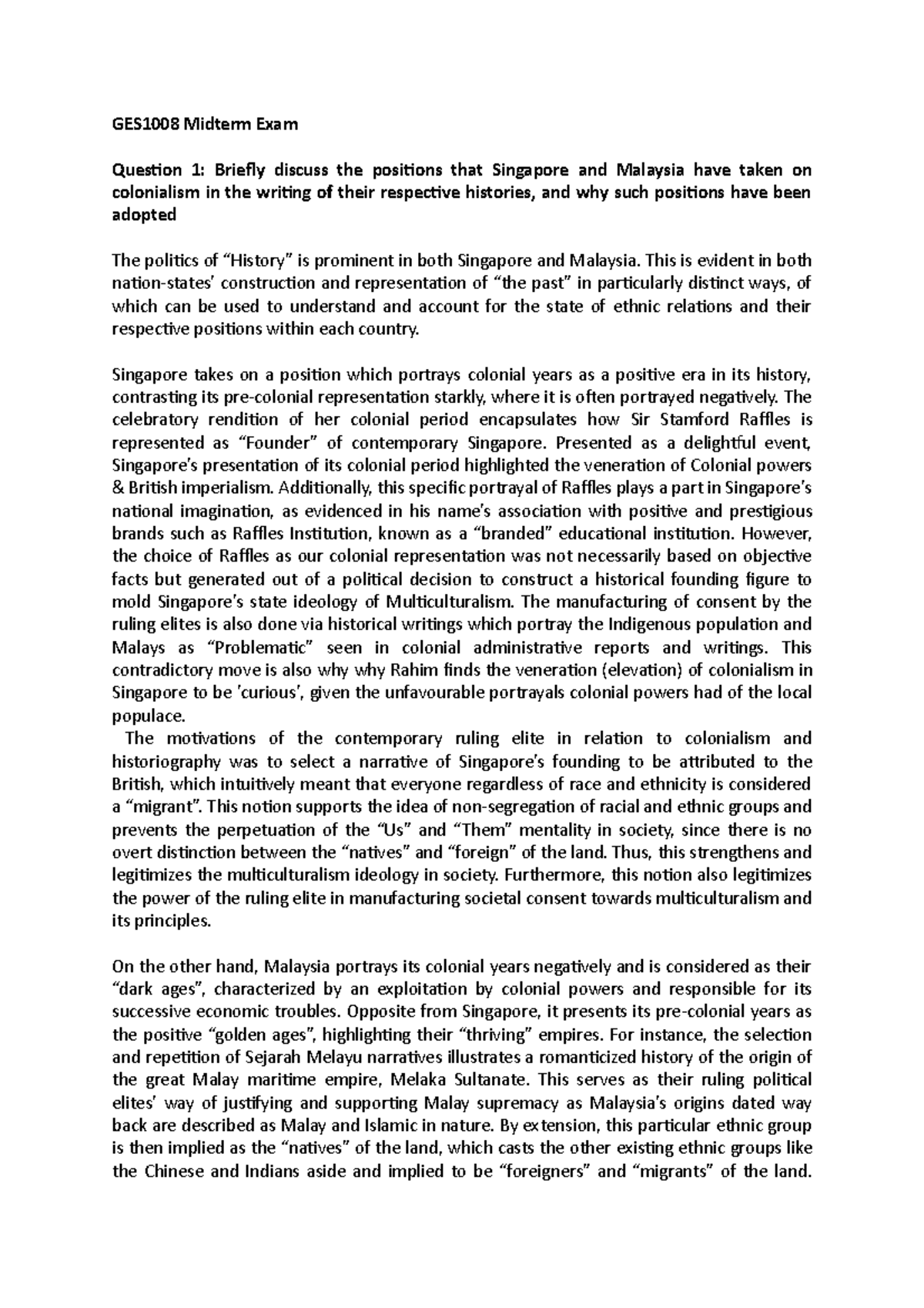E2 Wong Xin Qi Sherre - nnnnnnnnnnnnnnnnnnnn - GES1008 Midterm Exam ...