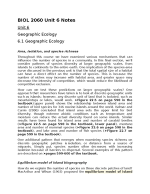 Biol 2060 Tutorial 1 Assignment - BIOL 2060 - U of G - Studocu