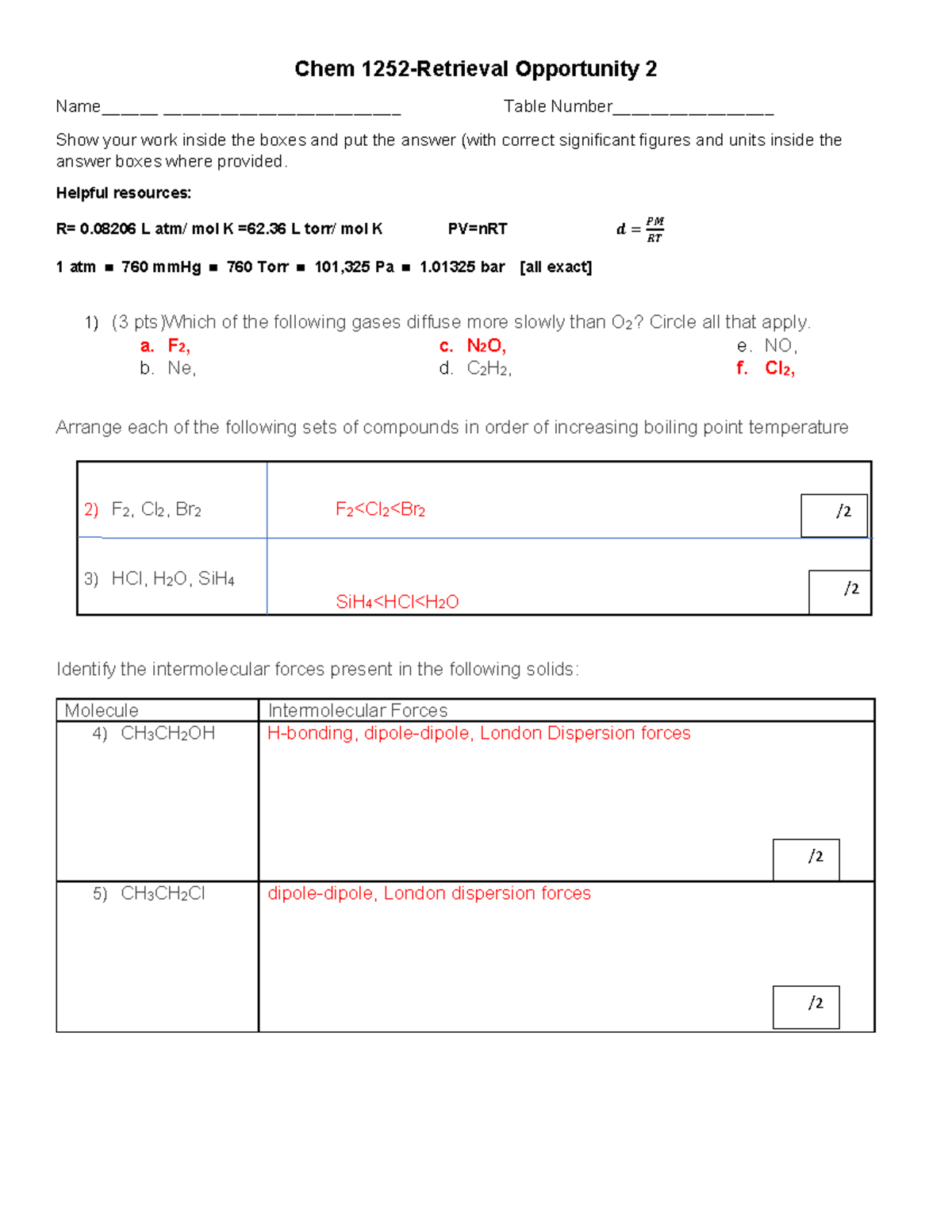 RO 2 Gas IMF answers - Intermolecular Forces - Chem 1252-Retrieval ...
