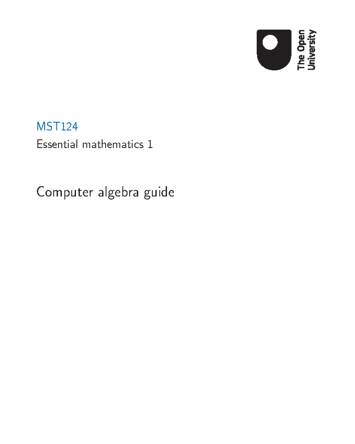 473333835 mst124 cag e2i1 sup061263 pdf - Maths - Studocu