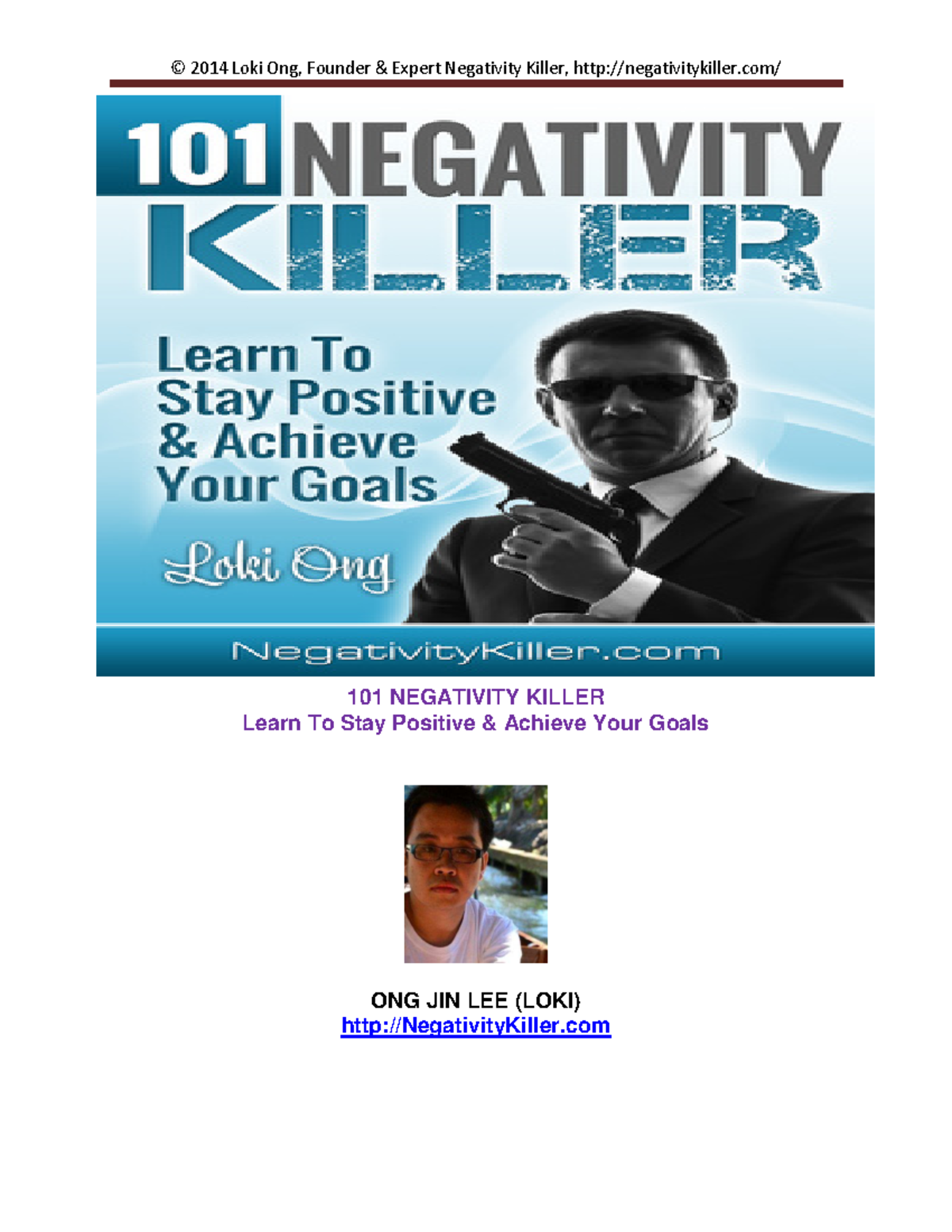 101- Negativity- Killer - 101 NEGATIVITY KILLER Learn To Stay Positive ...