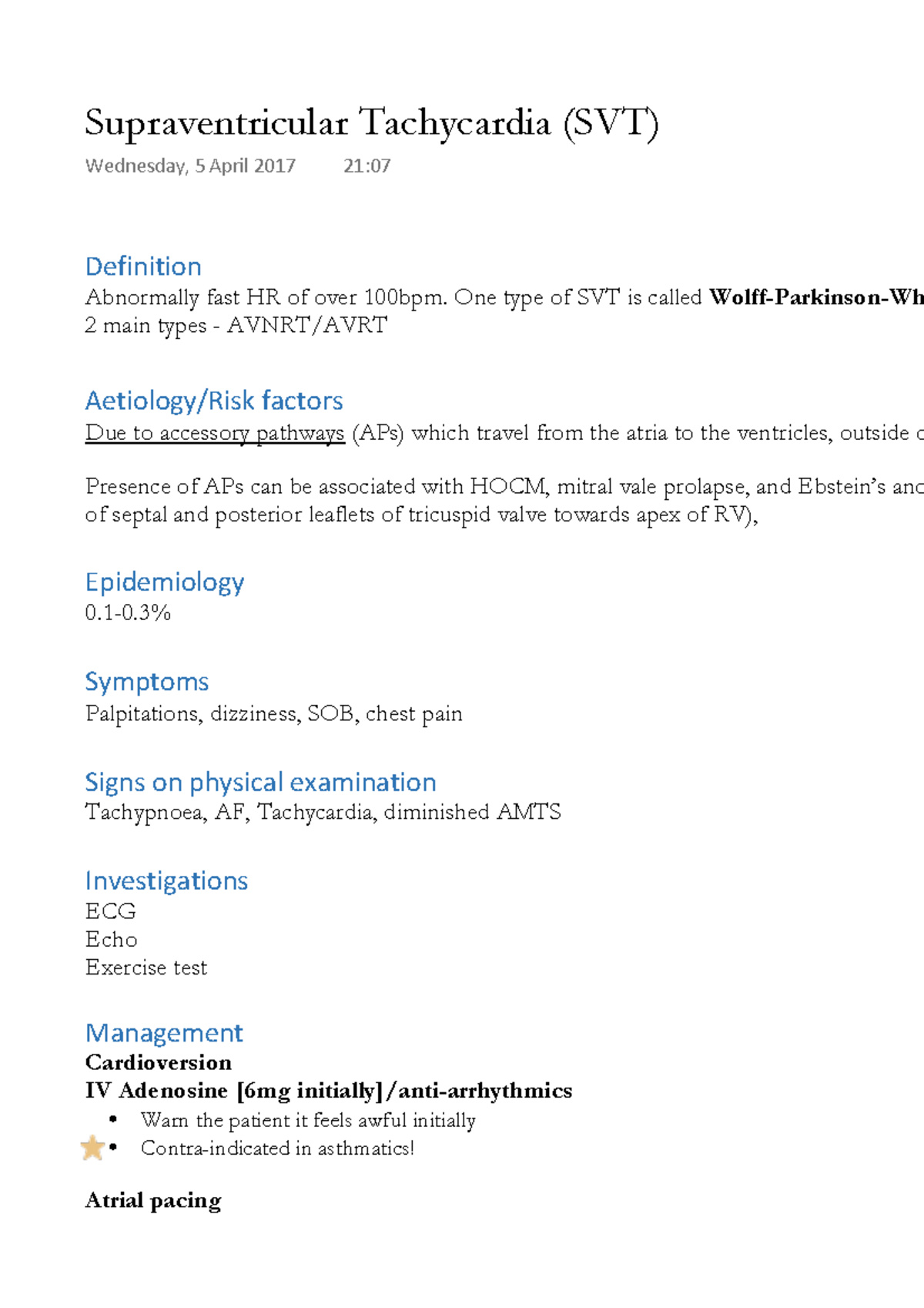 Supraventricular Tachycardia (SVT) - Supraventricular Tachycardia (SVT ...