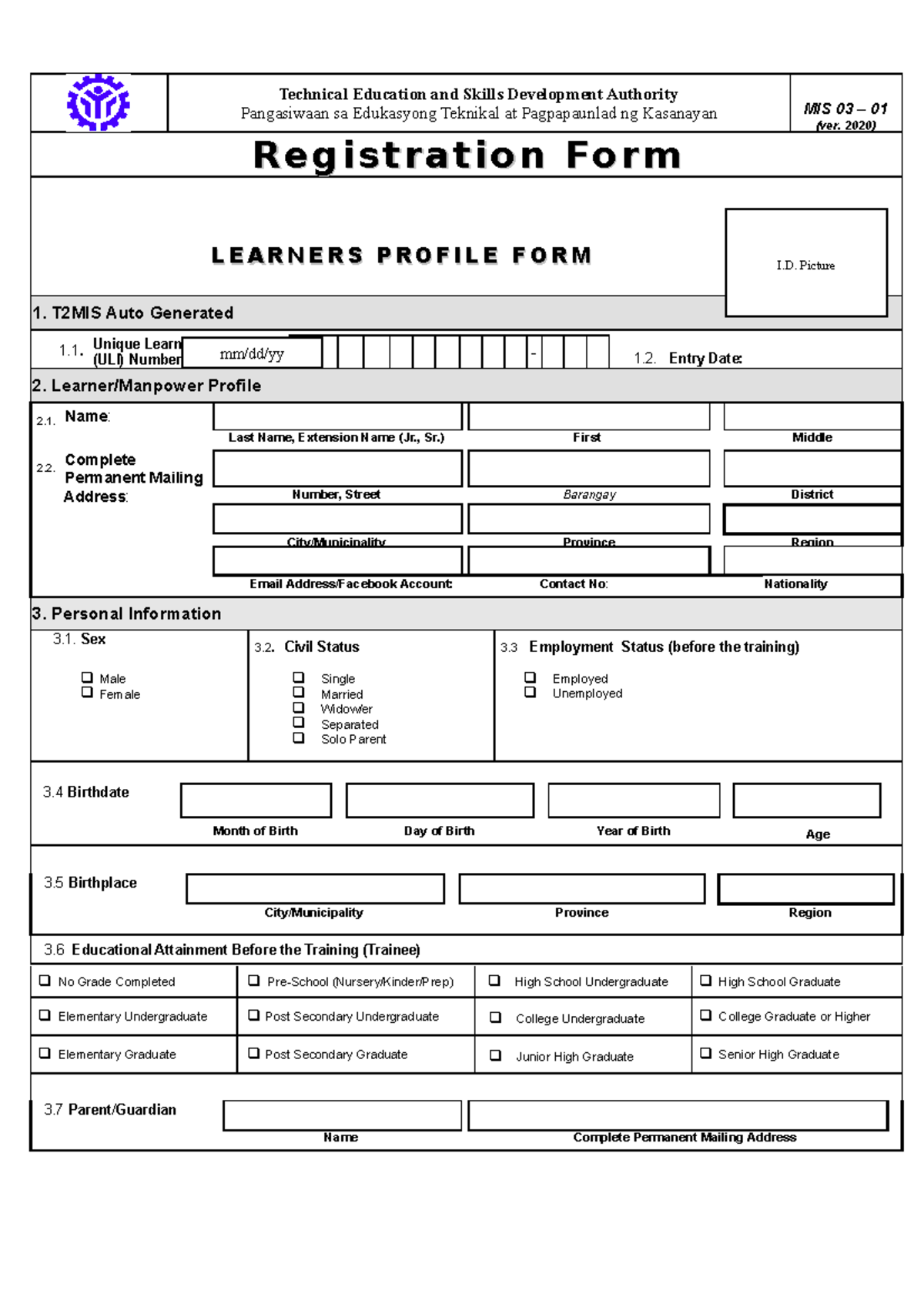 Registration-form - File - Technical Education and Skills Development ...