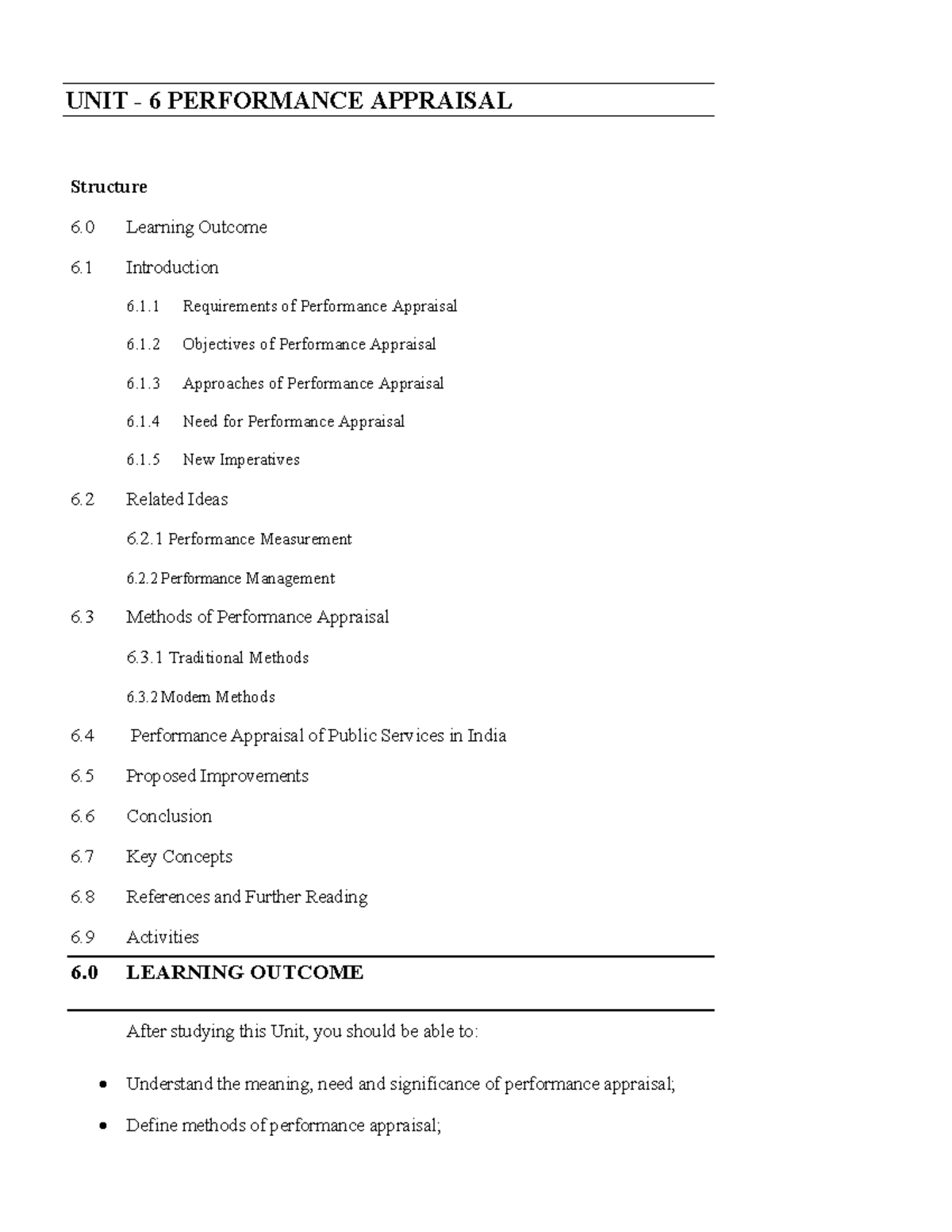 performance-maths-unit-6-performance-appraisal-structure-6