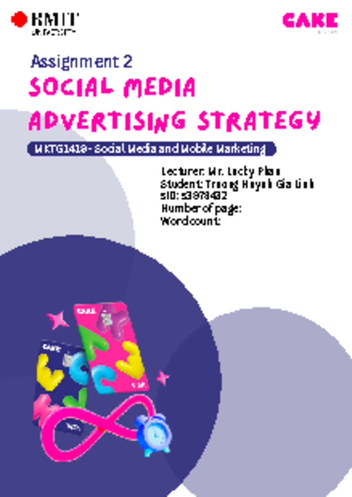 Copy of MKTG1419 - Assignment 2 - Truong Huynh Gia Linh - s3978432 - Social Media Advertising ...