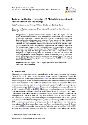 Medication safety 2 - task 1 - R E S E A R C H Open Access Improving ...