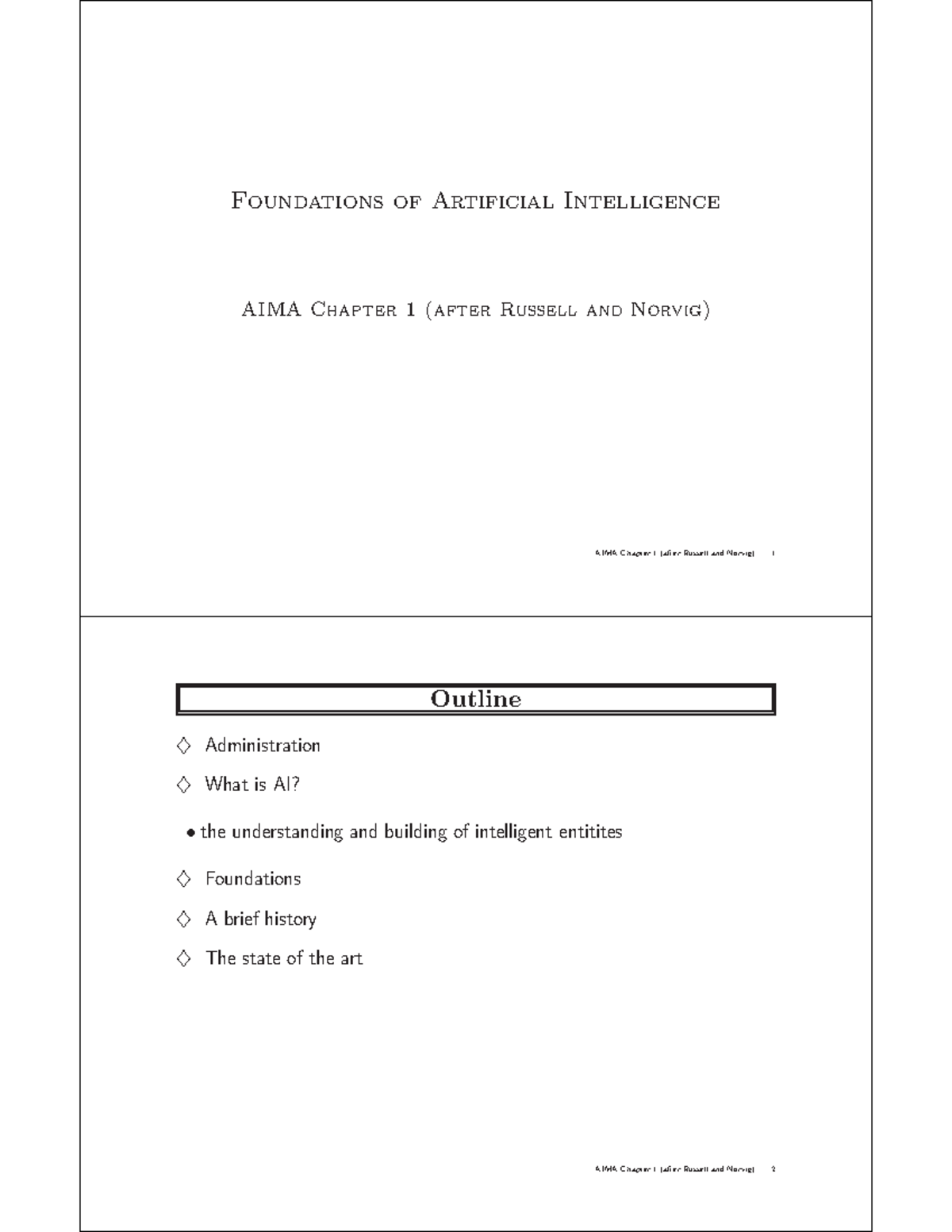 Module 1 - Artificial Intelligence notes - Foundations of Artificial ...