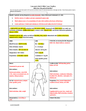 Gillian Howe Case Study Part D - Name: Jordan Habel____________ Date ...