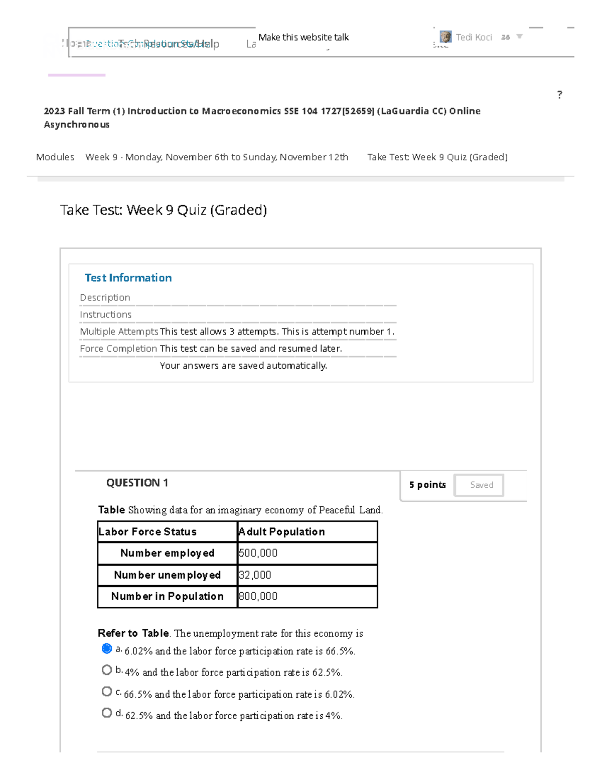 Take Test Week 9 Quiz (Graded) – 2023 Fall Term (1) - Take Test: Week 9 ...