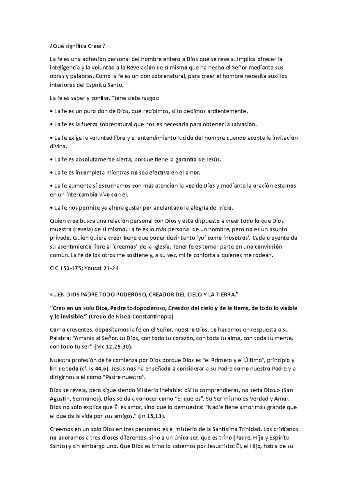 Qué significa Creer - antropologia - ¿Qué significa Creer? La fe es una ...