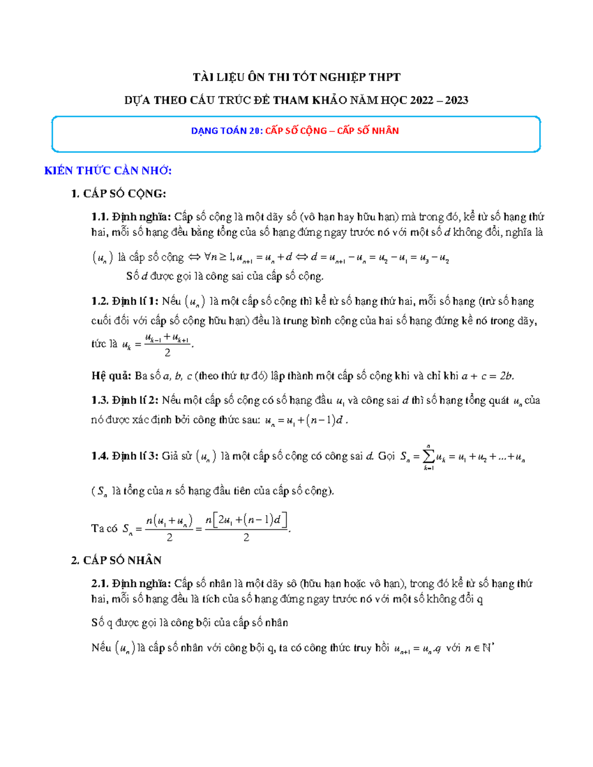 Chuyen ĐỀ CSC CSN - TÀI LIỆU ÔN THI TỐT NGHIỆP THPT DỰA THEO CẤU TRÚC ...