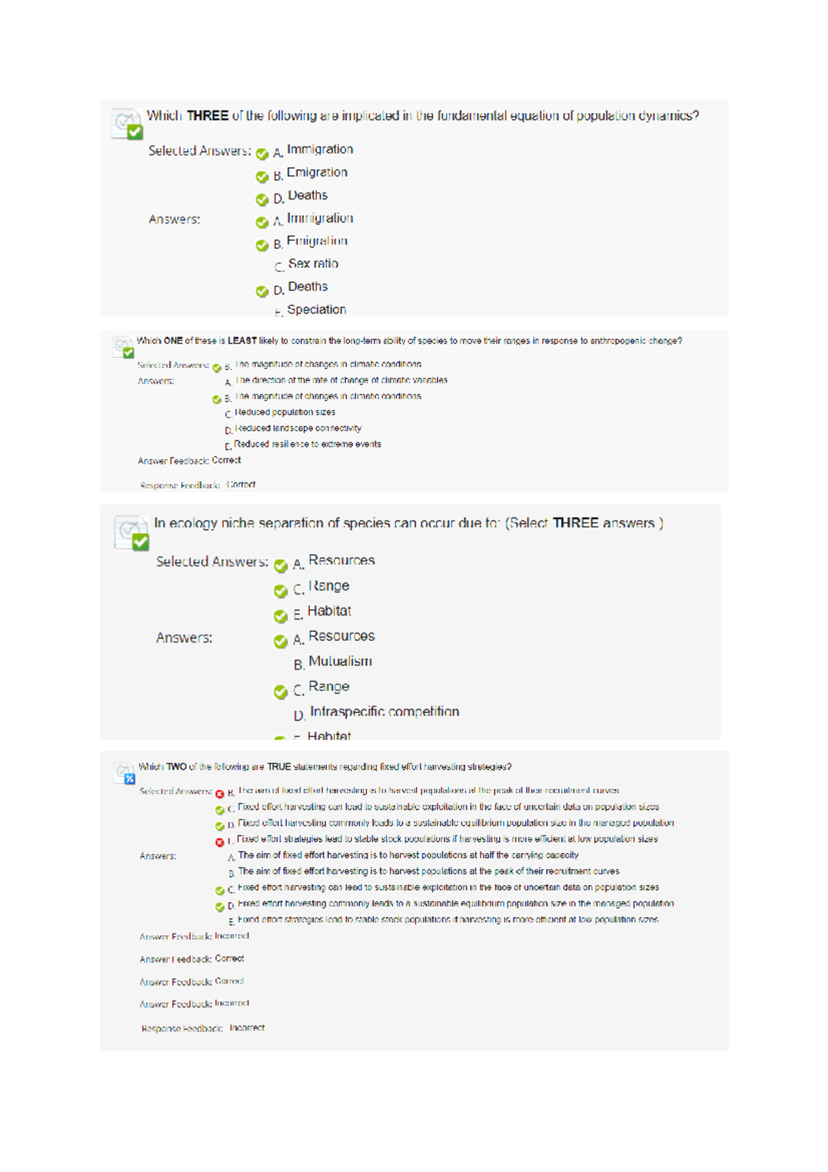 Ecology and Interactions 4 - Studocu