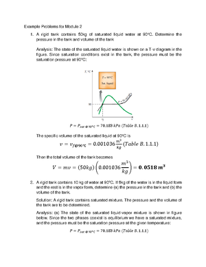 Thermodynamics: Example Problems for Module 3 - Problem Solving: EXAMPLE FOR USING THE PERFECT ...